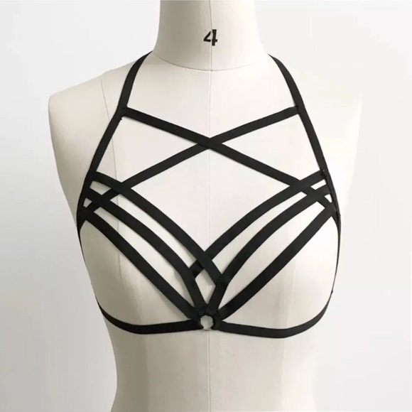 teamaddison | Intimates & Sleepwear | Sexy Strappy Body Harness Cage ...